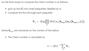 陈数Chern number的计算（Wilson loop方法，附Python代码） - Ji-Huan Guan